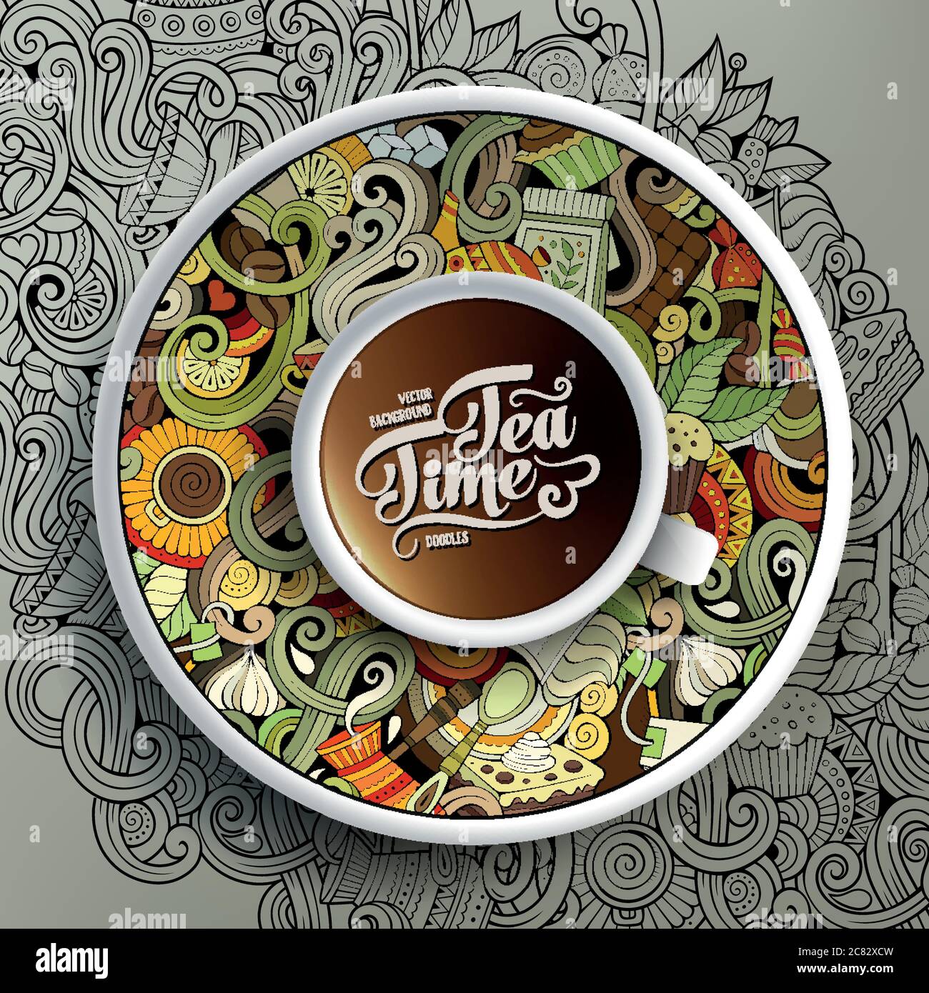 Mug cup mock up Stock Vector Images - Alamy