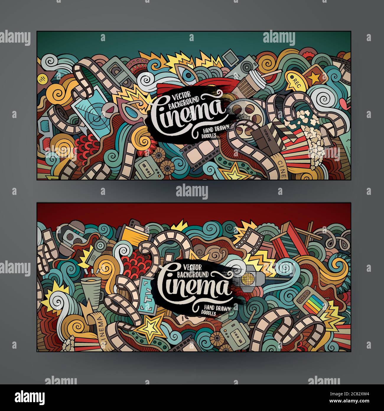Film festival banners Stock Vector Images - Alamy