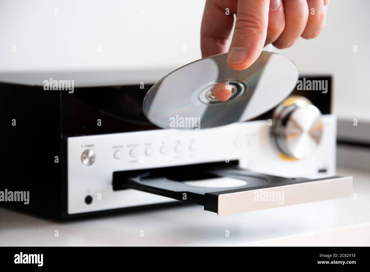Hold cd player hi-res stock photography and images - Alamy