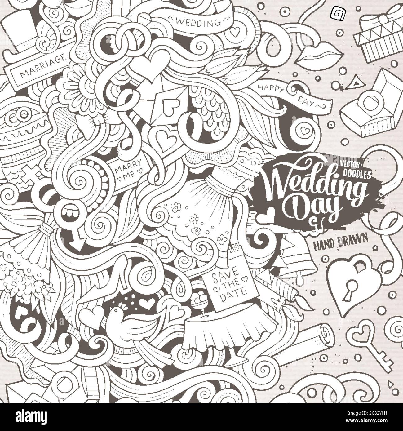 Detailed wedding rings Stock Vector Images - Alamy