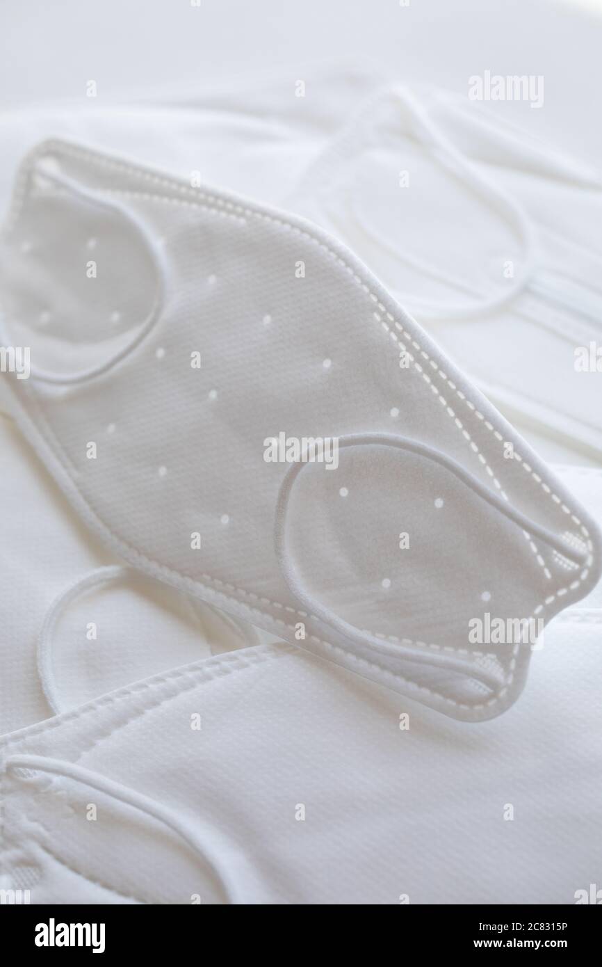 Assorted white Korean kf94 and kf80 face masks for COVID 19 Coronavirus ...