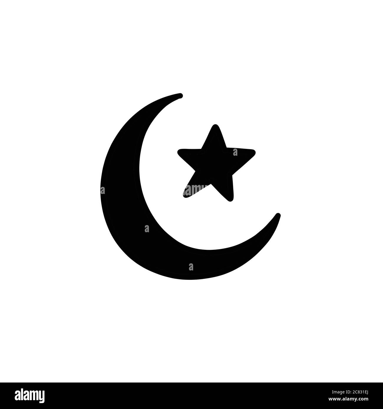 symbol of islam doodle icon, vector illustration Stock Vector Image ...
