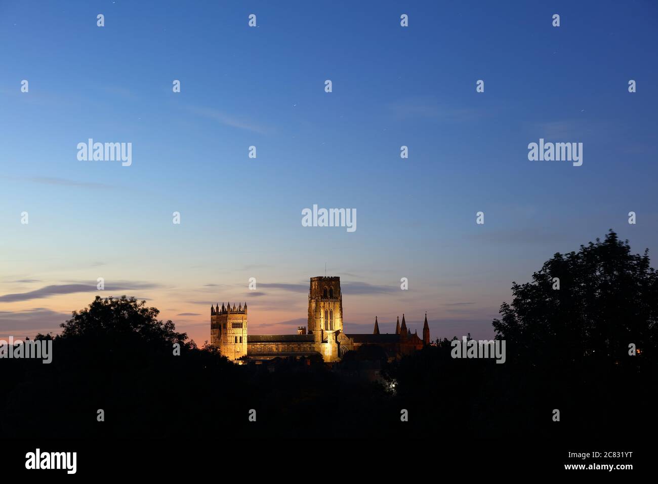 Durham cathedral at sunset hi-res stock photography and images - Alamy