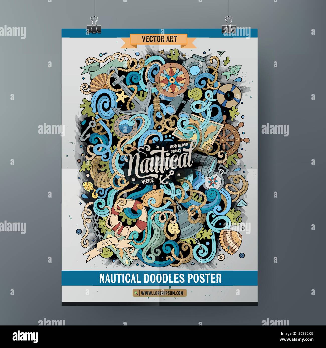 Maritime poster template hi-res stock photography and images - Alamy
