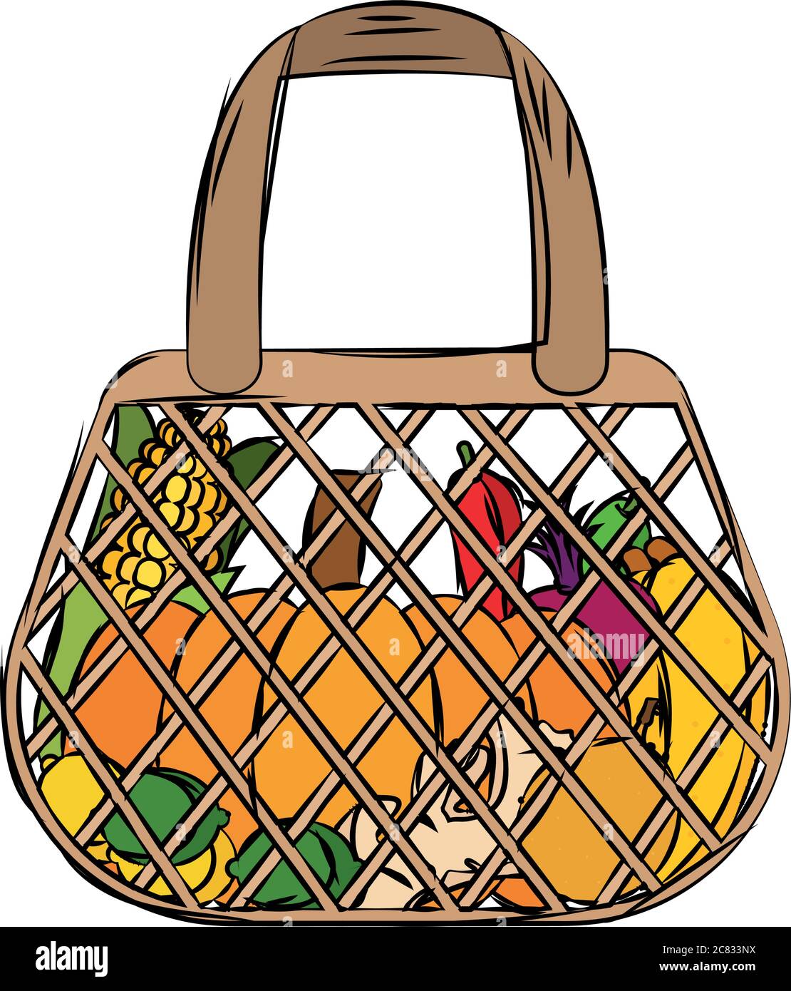 Grocery bag icon Stock Vector Image & Art - Alamy