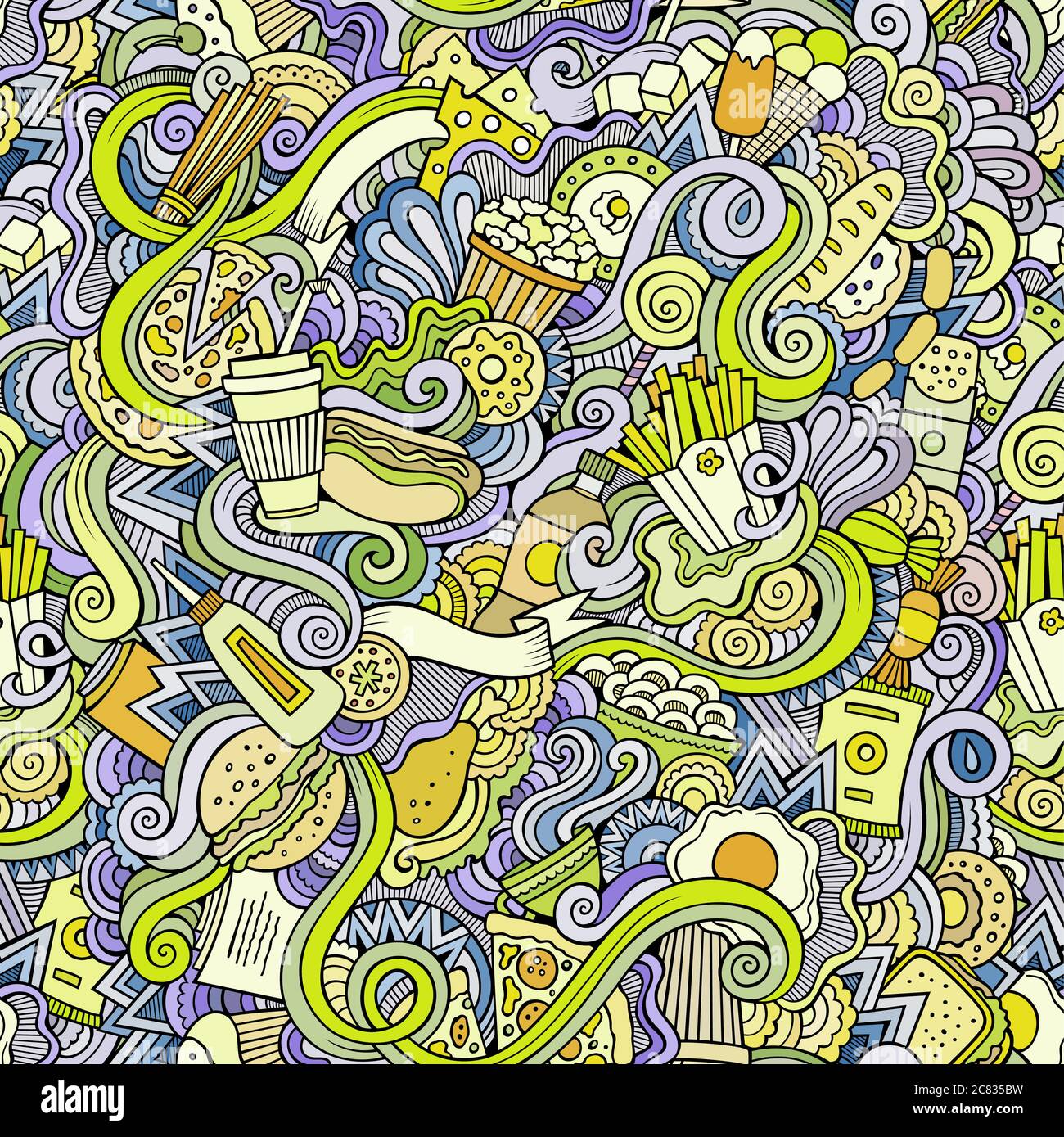 American breakfast plates Stock Vector Images - Alamy