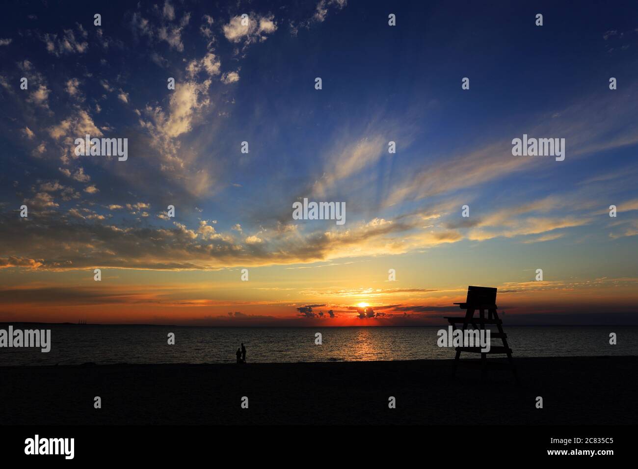 Beautiful sunset new york hi-res stock photography and images - Alamy