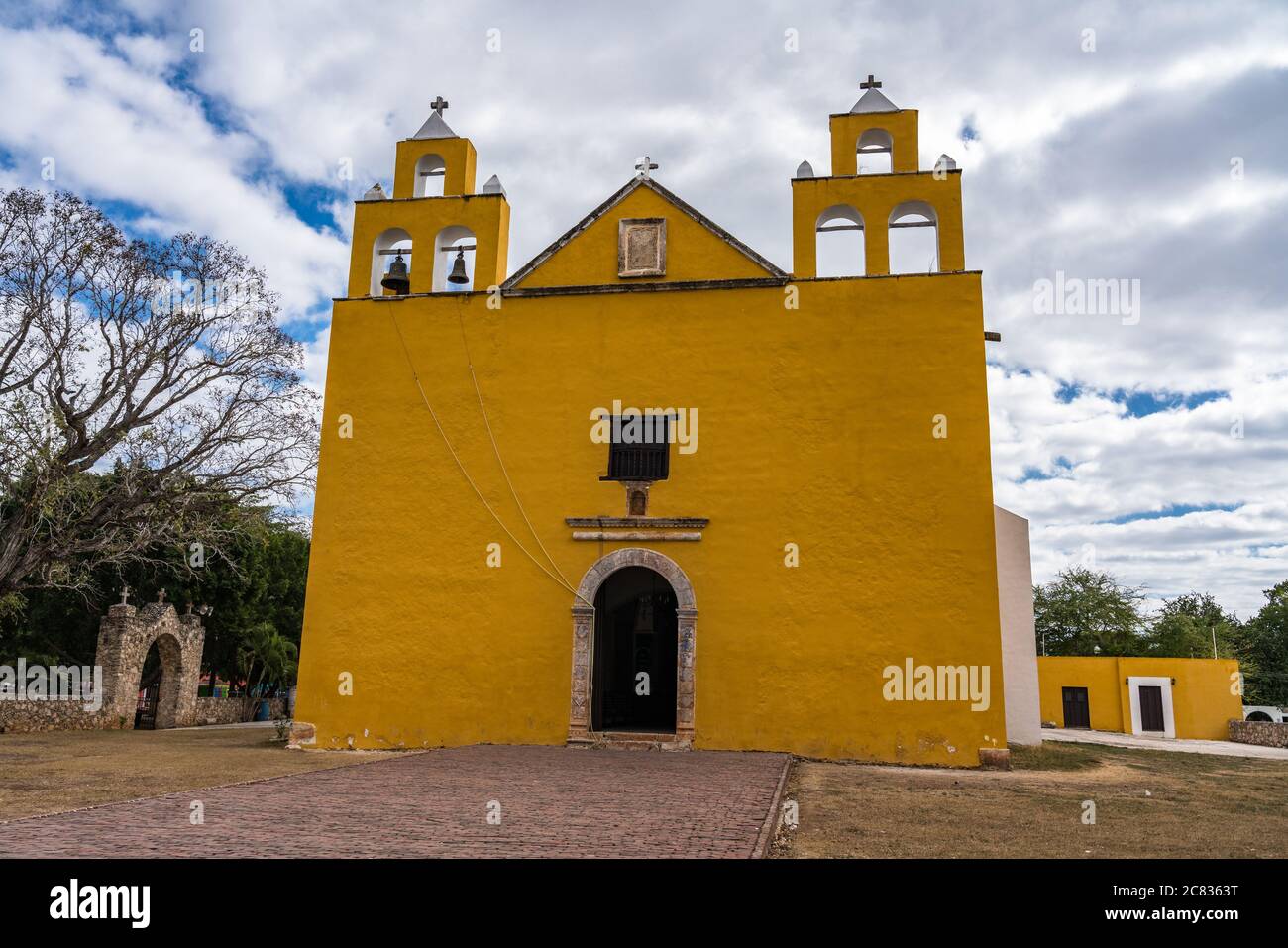 The colonial Church of St. Peter the Apostle was built in the 17th ...