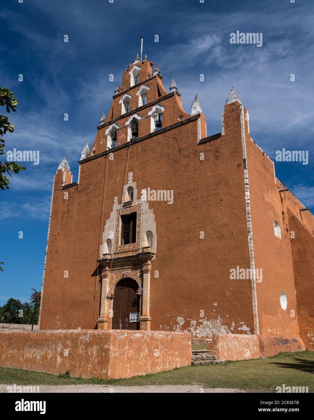 The Spanish colonial Church of the Virgin of the Assumption, or La ...