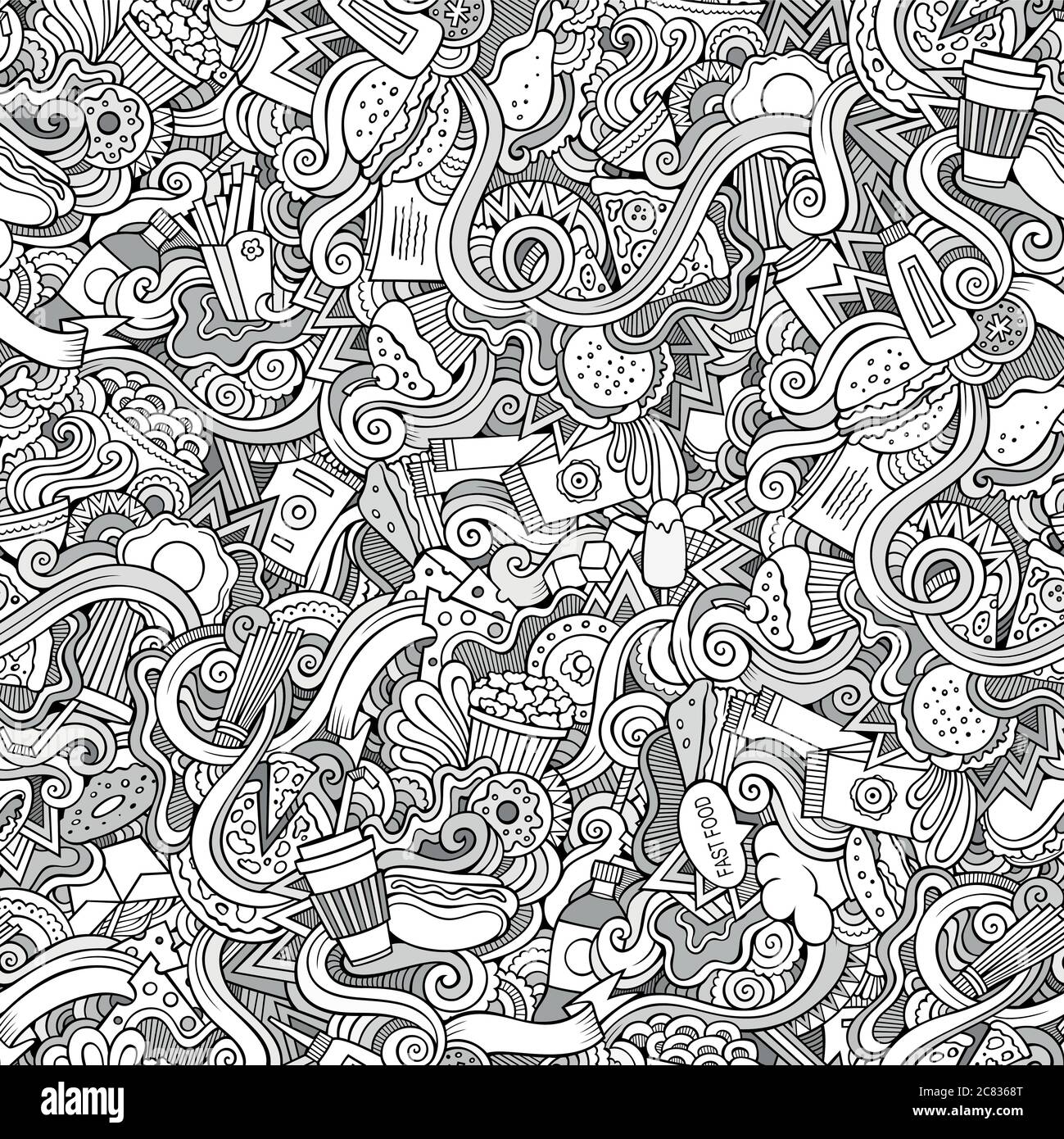 American breakfast plates Stock Vector Images - Alamy