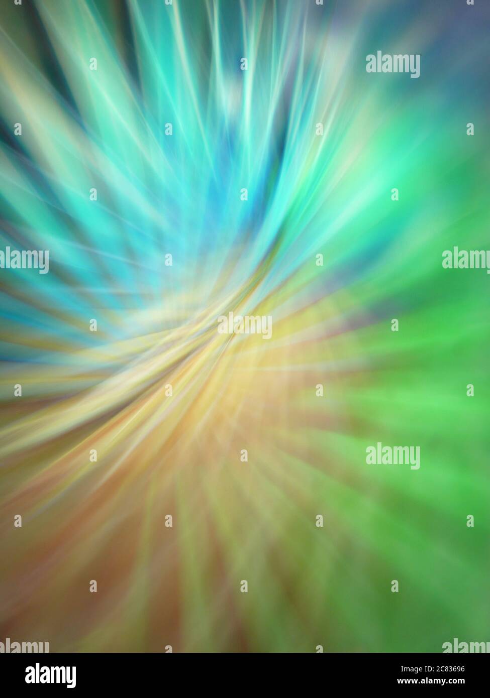 Vertical shot of intersecting refracted light layers, texture of ...