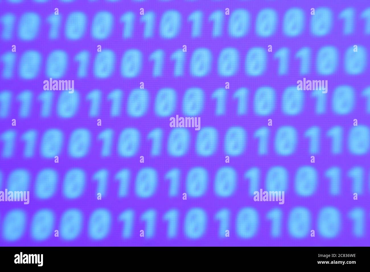 Blurred digital background, numbers on a screen Stock Photo - Alamy