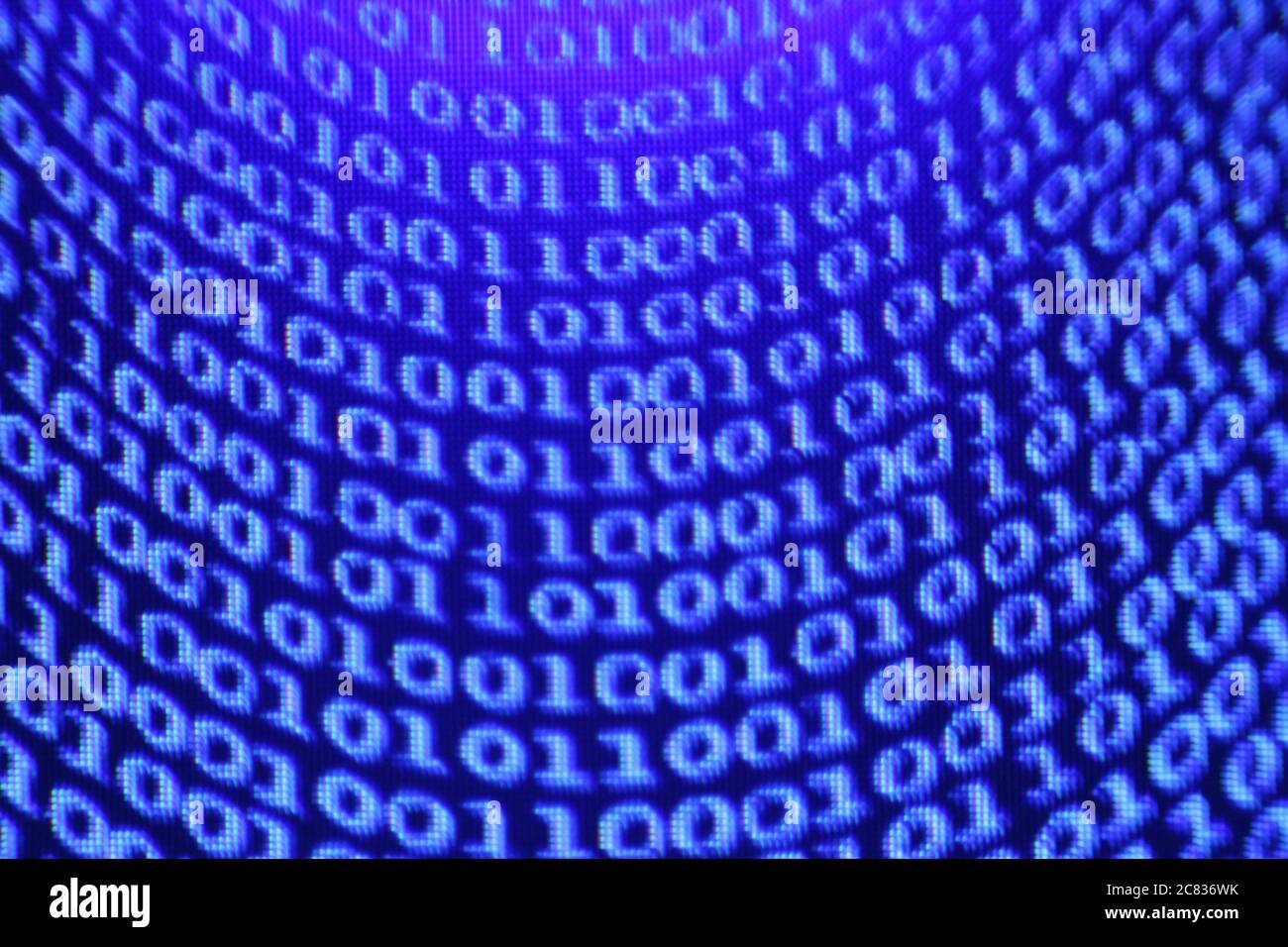 Blurred digital background, numbers on a screen Stock Photo - Alamy