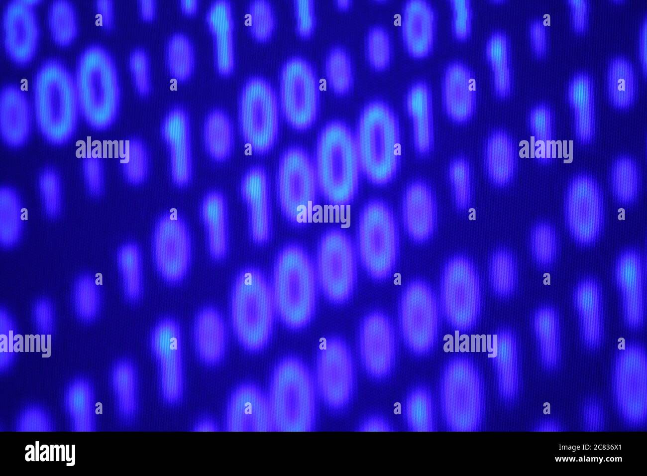 Blurred digital background, numbers on a screen Stock Photo - Alamy