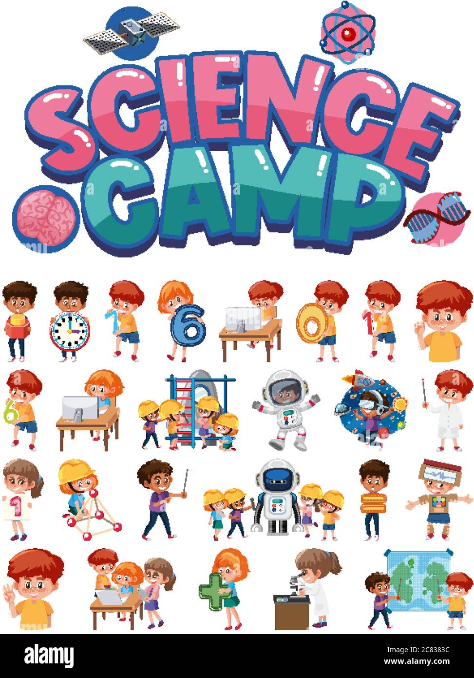 Children space camp Cut Out Stock Images & Pictures - Alamy