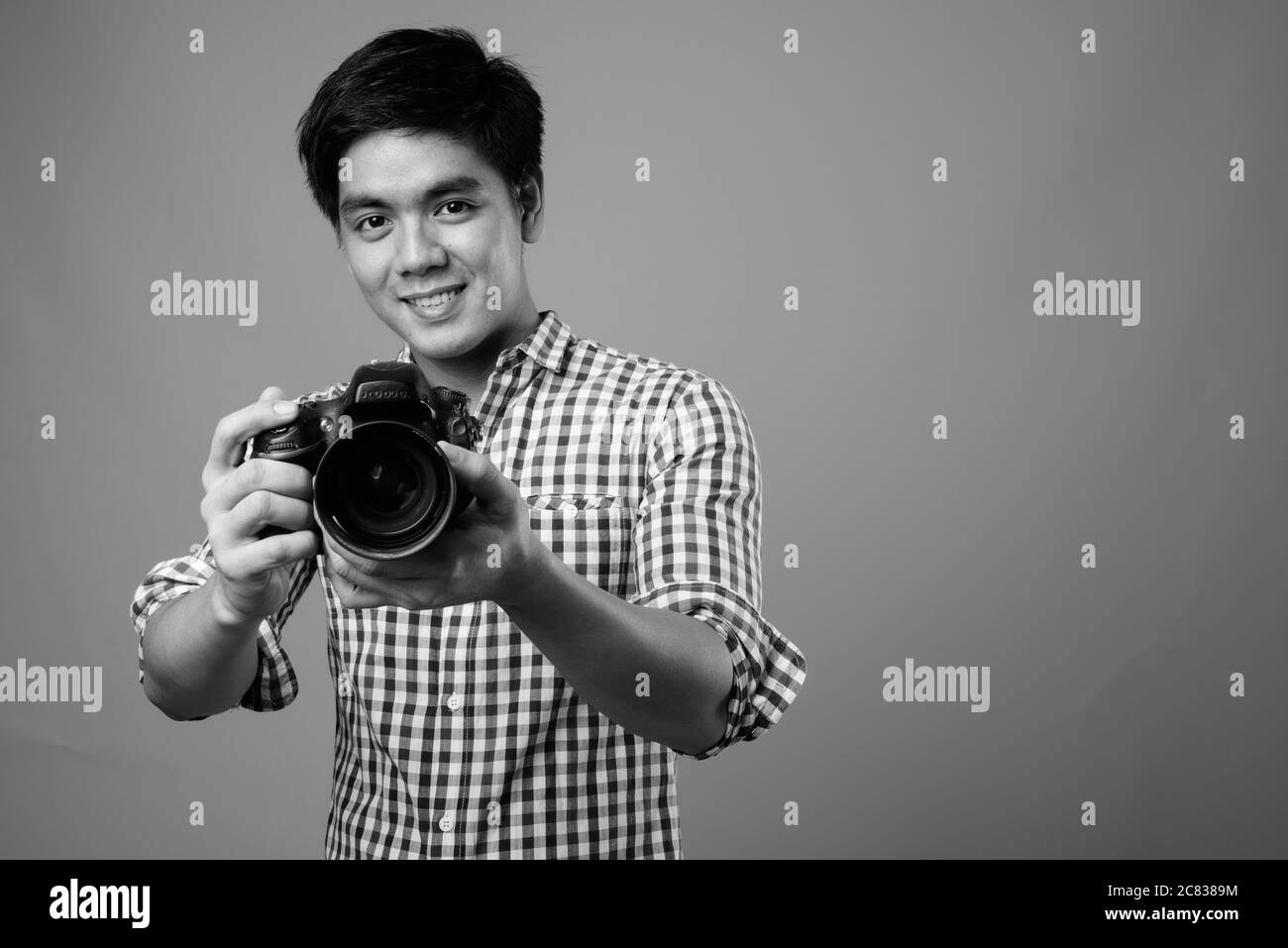 Filipino shirt Black and White Stock Photos & Images - Alamy