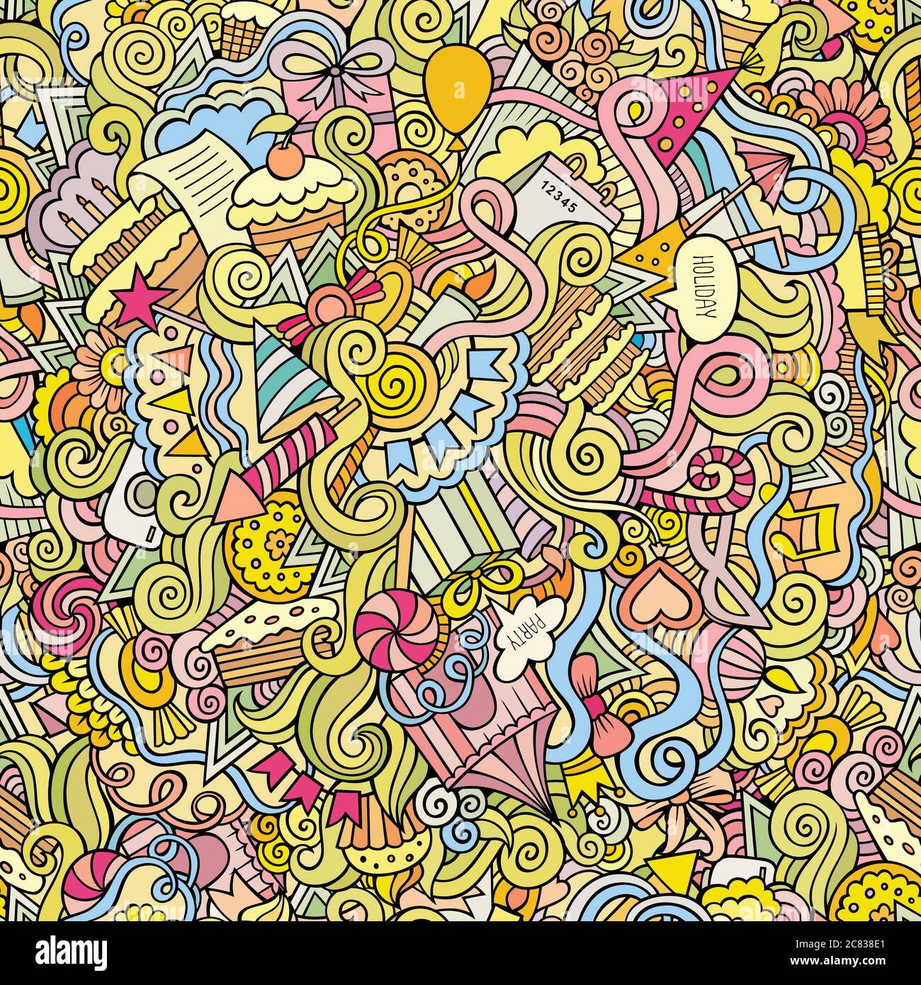 doodles hand drawn holiday seamless pattern Stock Vector Image & Art ... doodles hand drawn holiday seamless pattern Stock Vector Image & Art ...