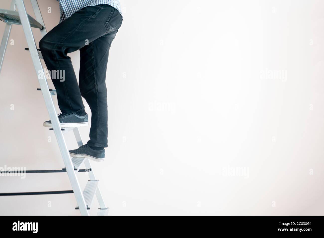 Construction ladder minimal hi-res stock photography and images - Alamy