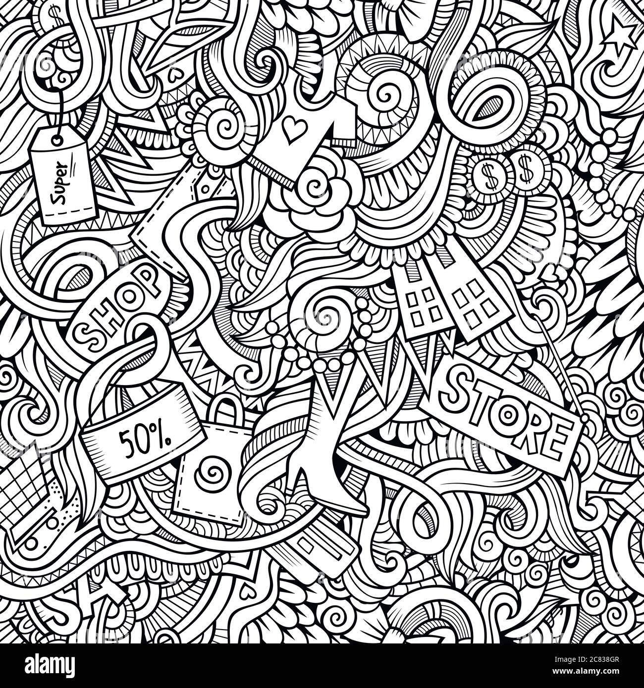 Fabric shopping bag Black and White Stock Photos & Images - Alamy