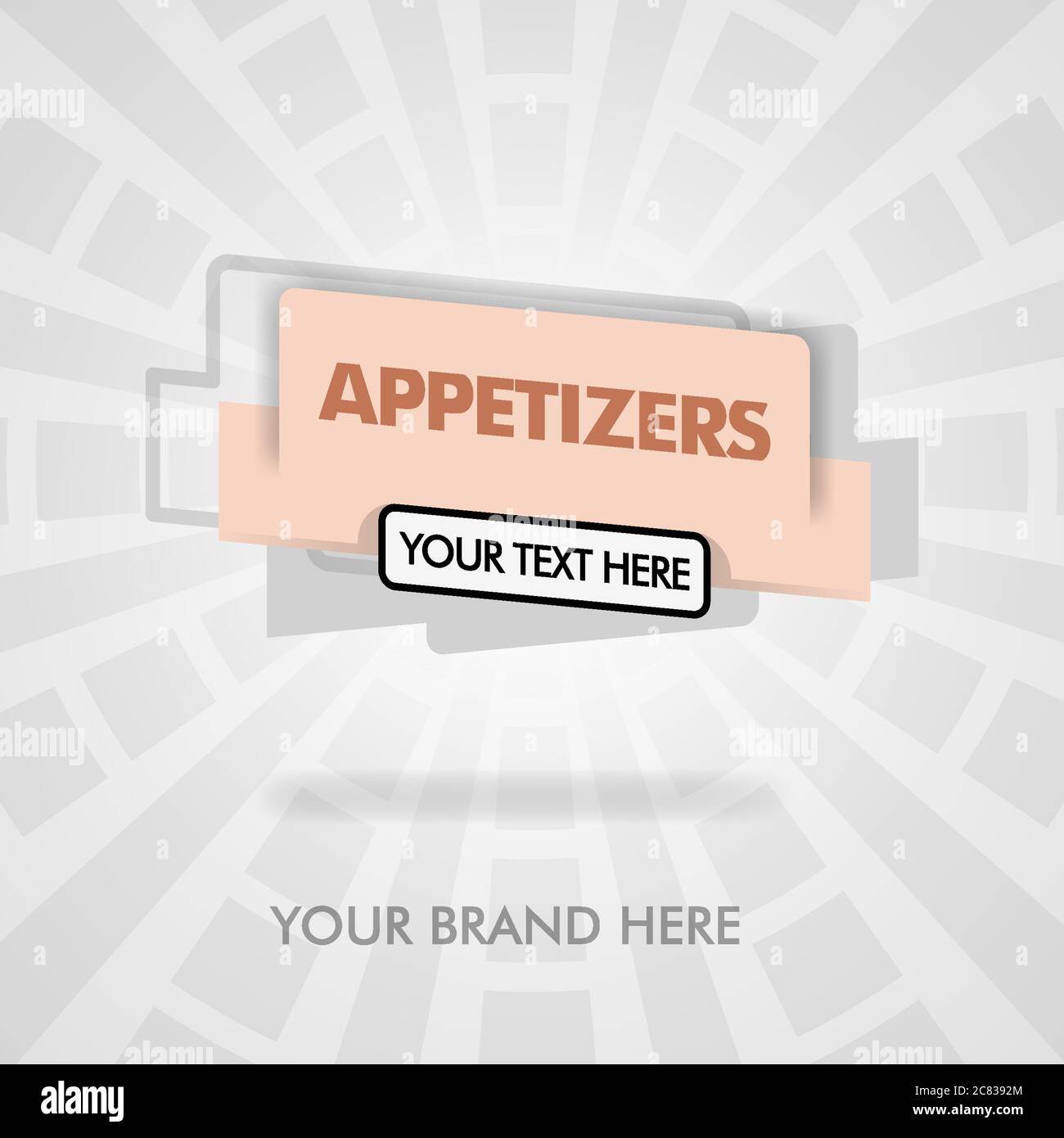 American appetizers Stock Vector Images - Alamy