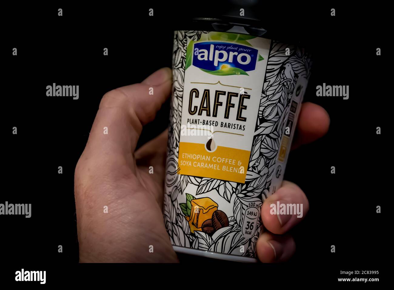 Alpro soya hi-res stock photography and images - Alamy