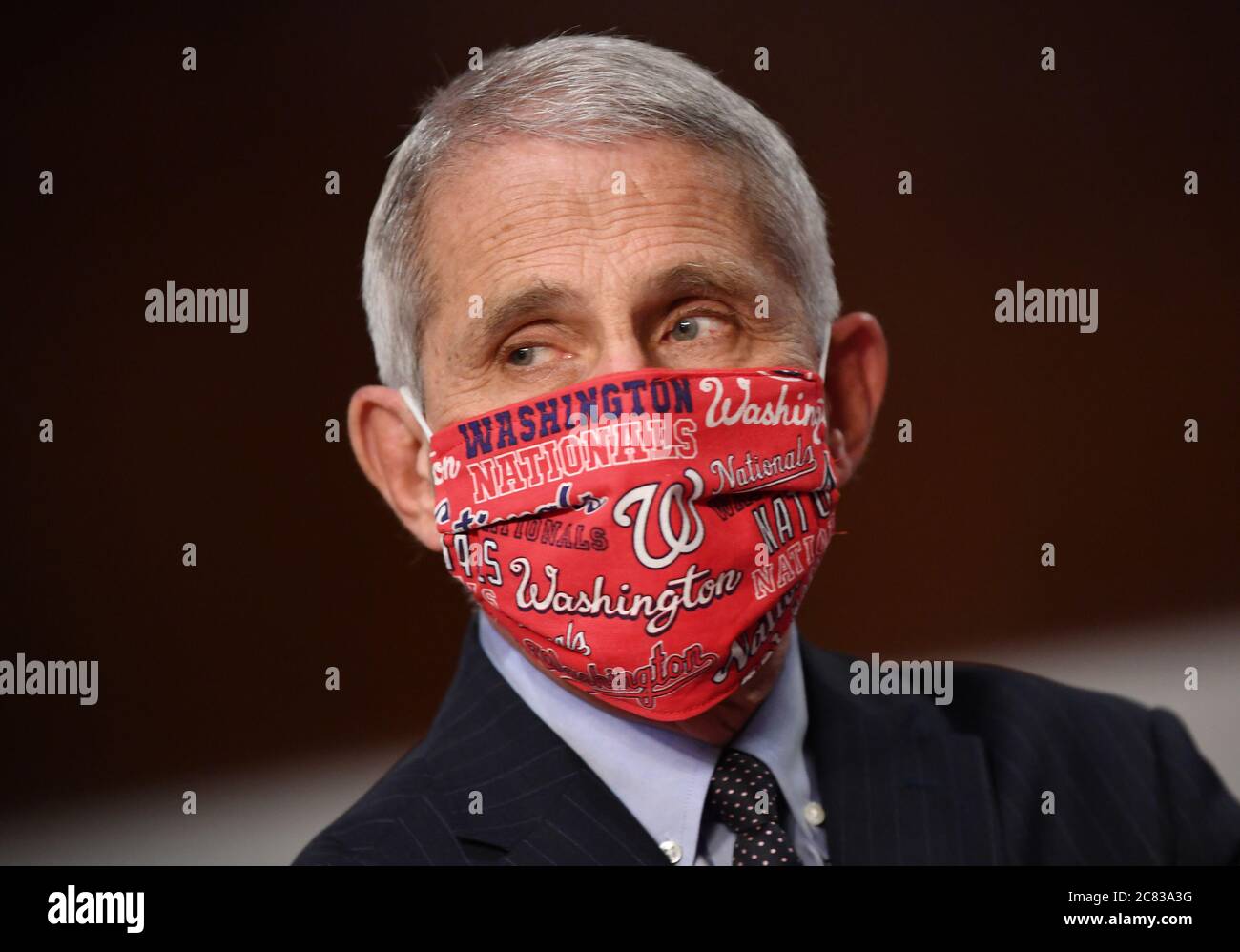 Dr fauci first pitch hi-res stock photography and images - Alamy