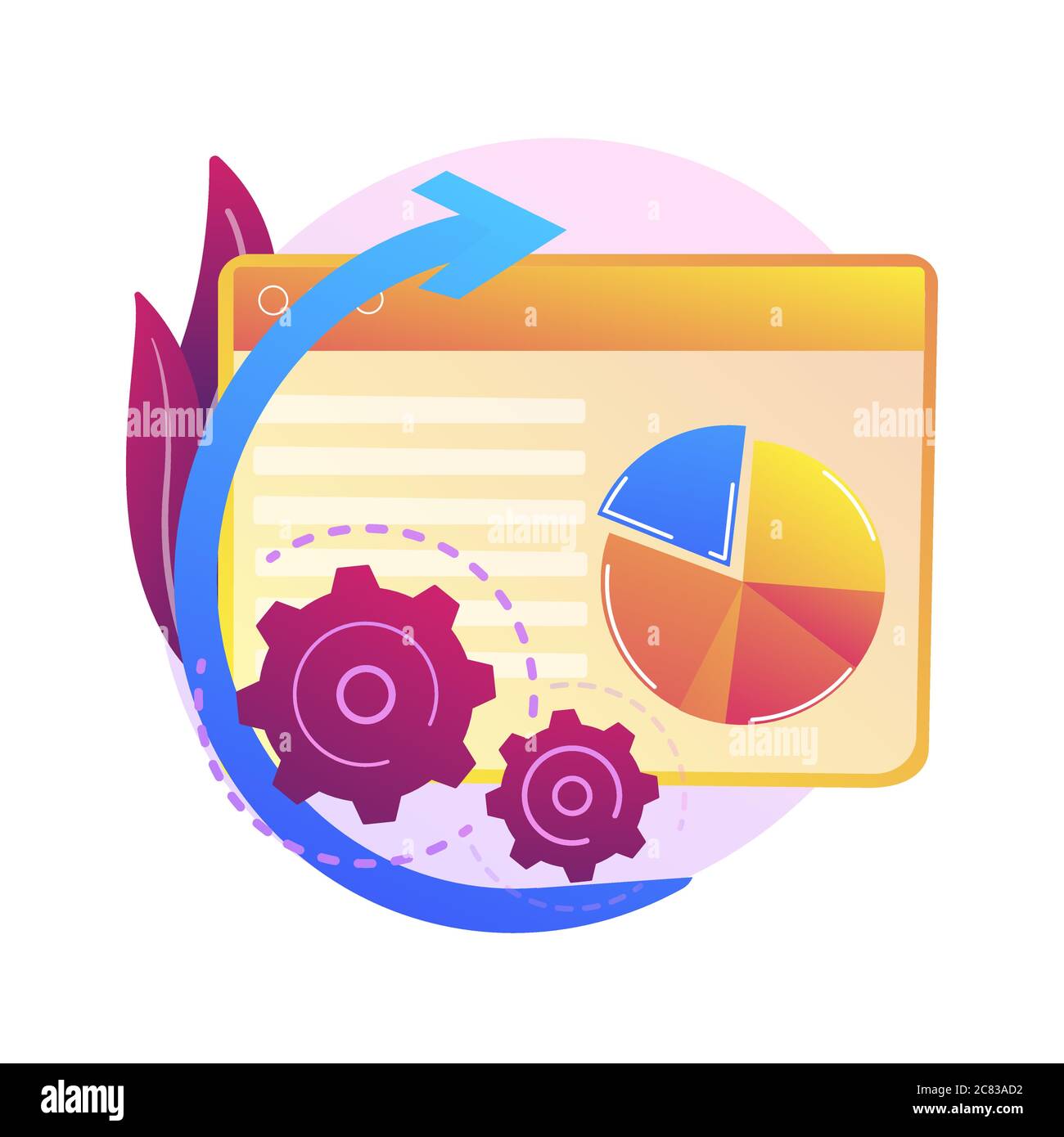 Big data analysis vector concept metaphor Stock Vector Image & Art - Alamy