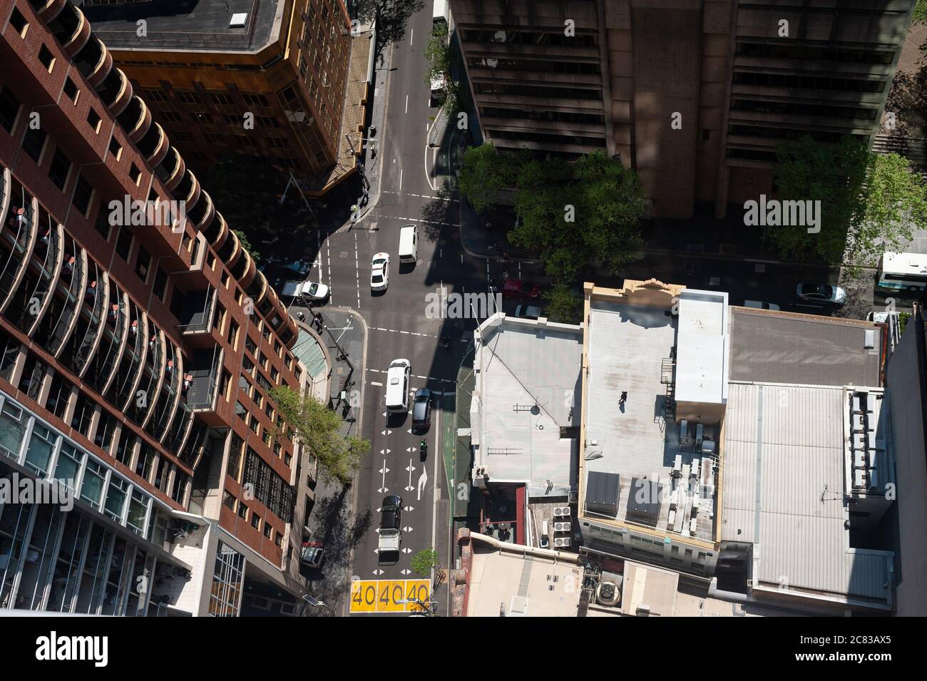 26.09.2019, Sydney, New South Wales, Australia - View from above of a ...