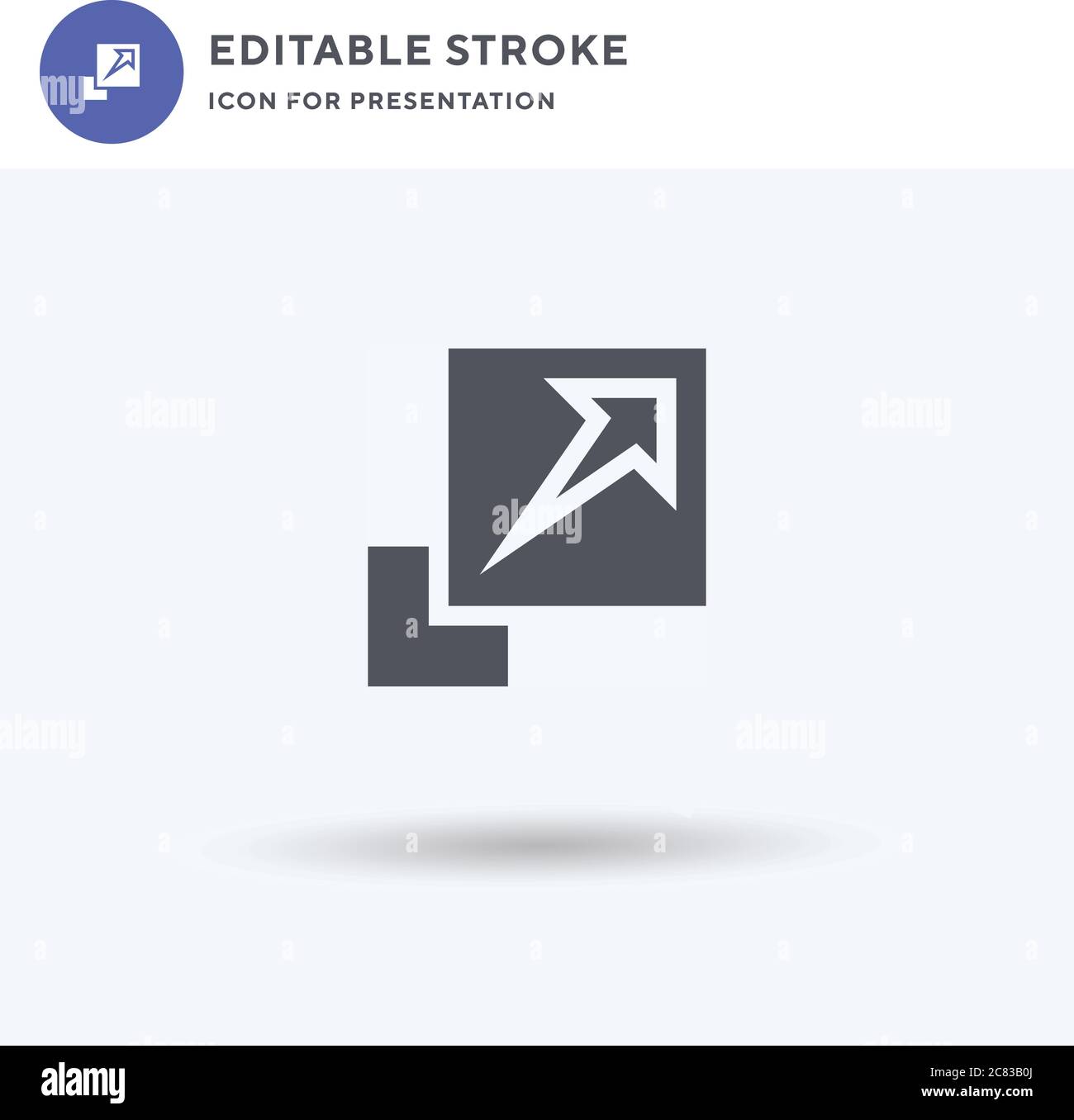 Transformation icon vector, filled flat sign, solid pictogram isolated ...