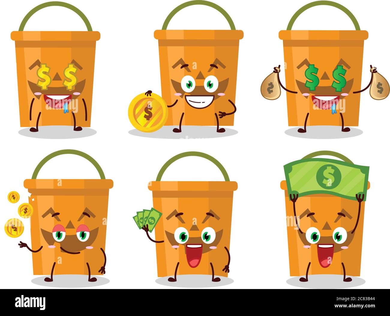Money collection bucket Cut Out Stock Images & Pictures - Alamy