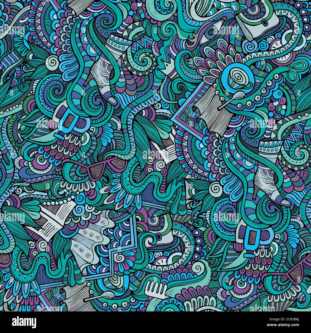 Vector Seamless Pattern Stock Vector Image And Art Alamy