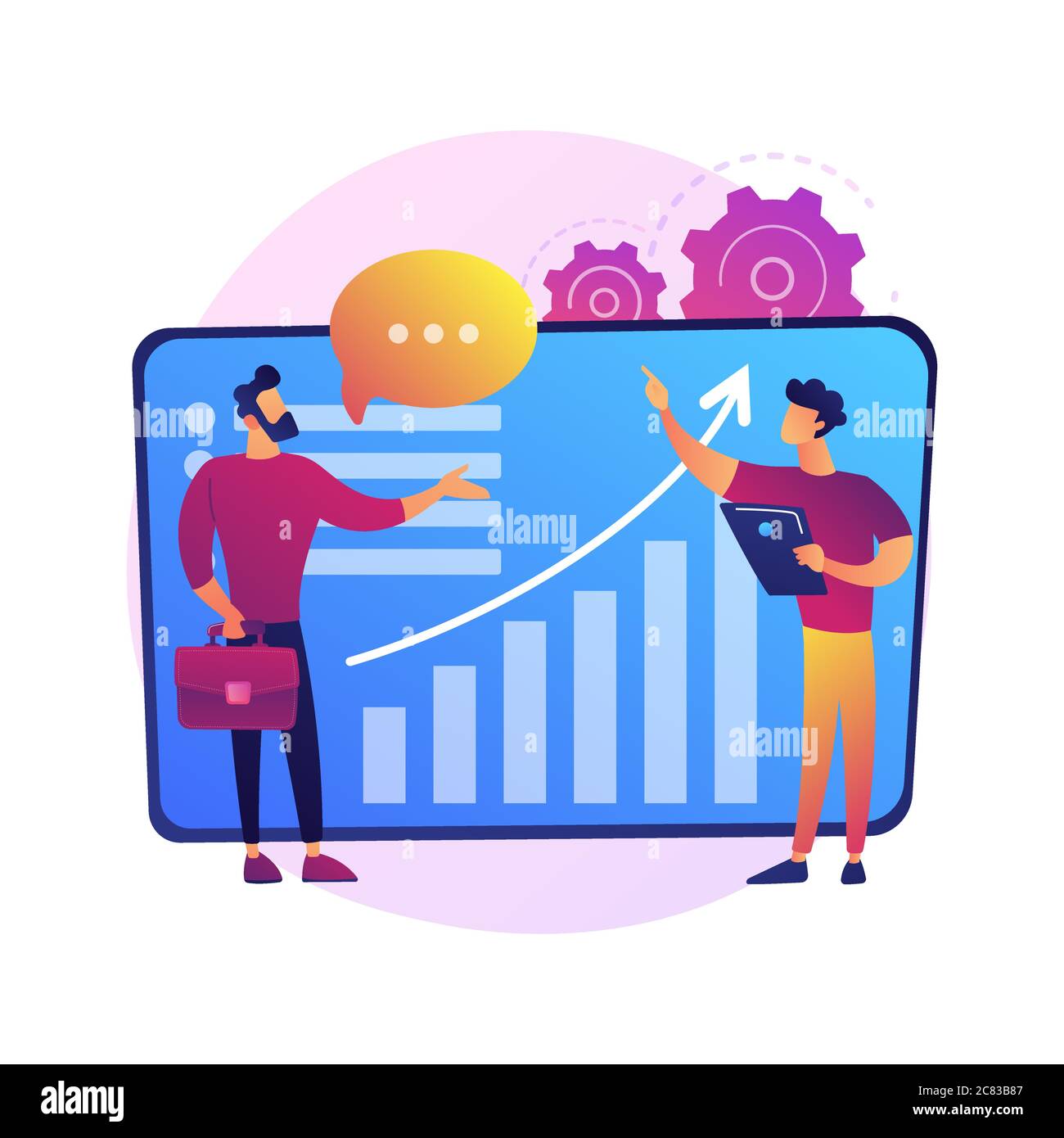 Business consultation vector concept metaphor Stock Vector Image & Art ...