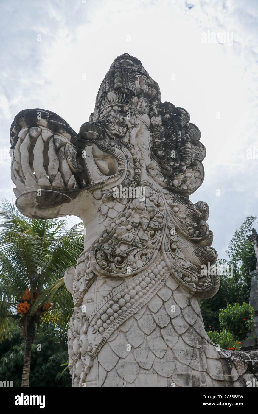 Traditional indonesian art and symbol of balinese hindu religion ...