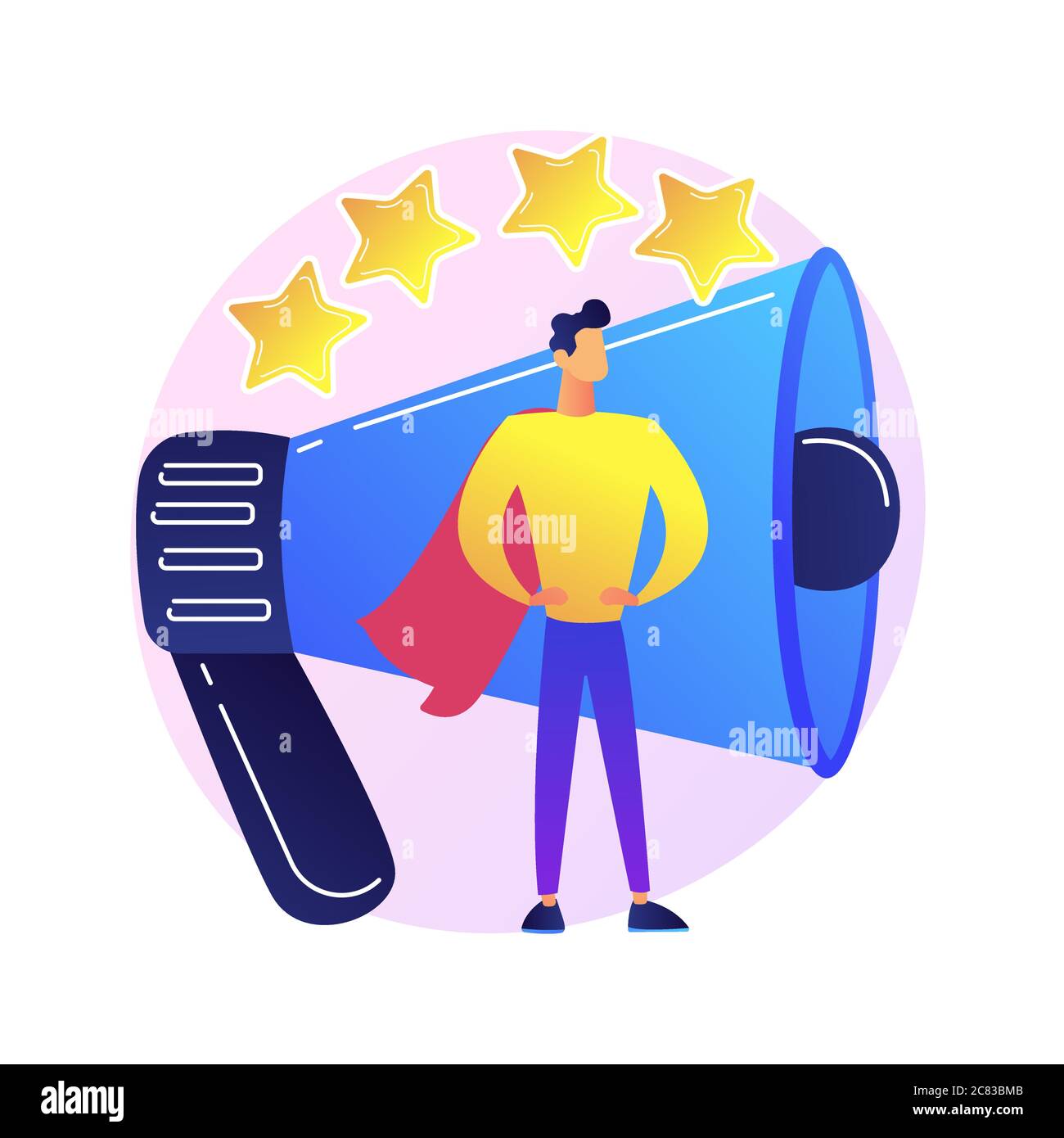 PR and marketing campaign vector concept metaphor Stock Vector Image ...