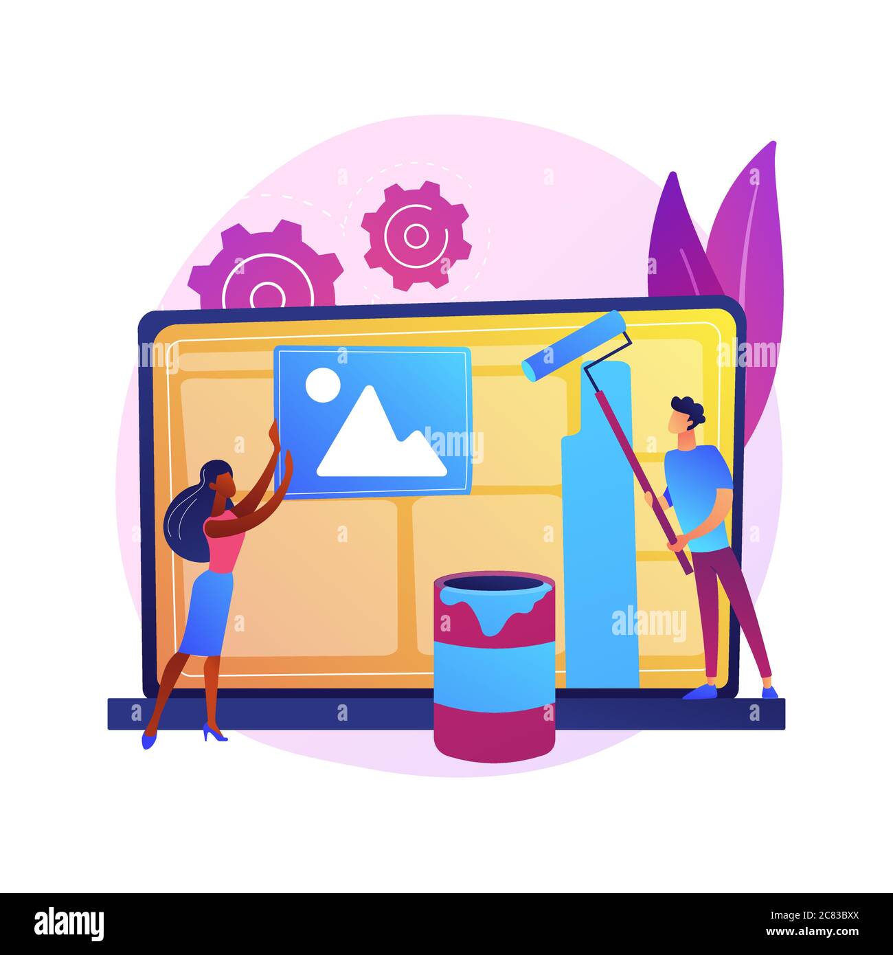 Video ui tutorial Stock Vector Images - Alamy