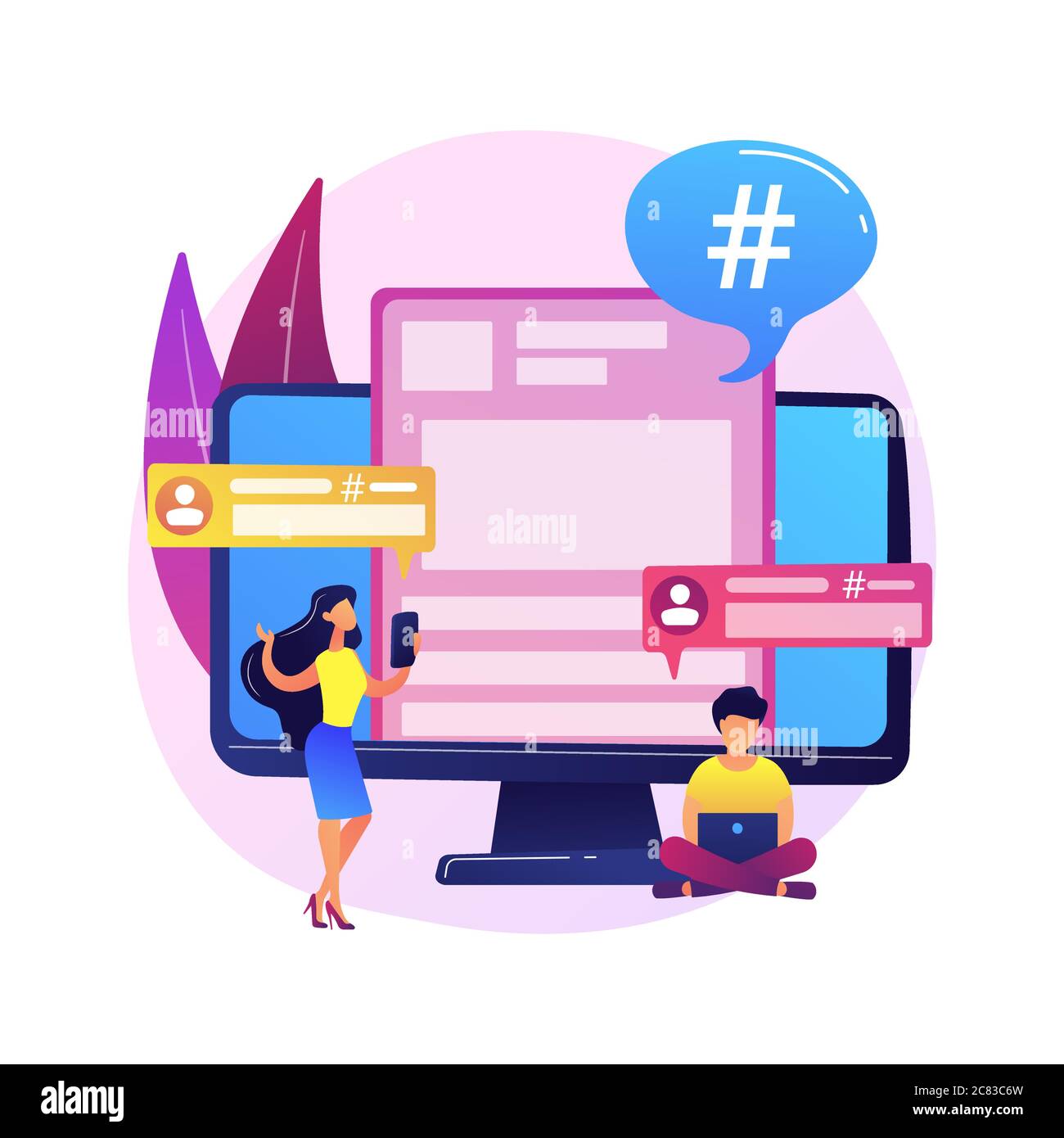 Microblog platform vector concept metaphor Stock Vector Image & Art - Alamy Microblog platform vector concept metaphor Stock Vector Image & Art - Alamy