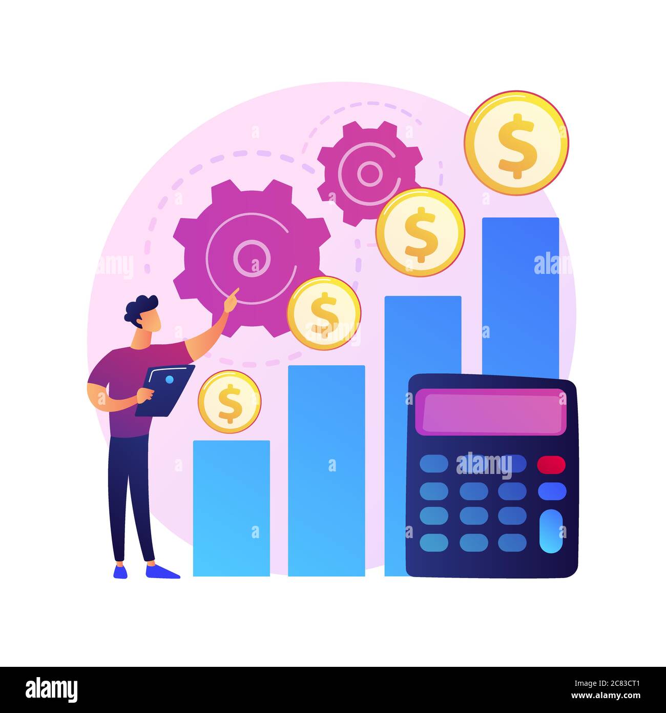 Income increasing vector concept metaphor Stock Vector Image & Art - Alamy