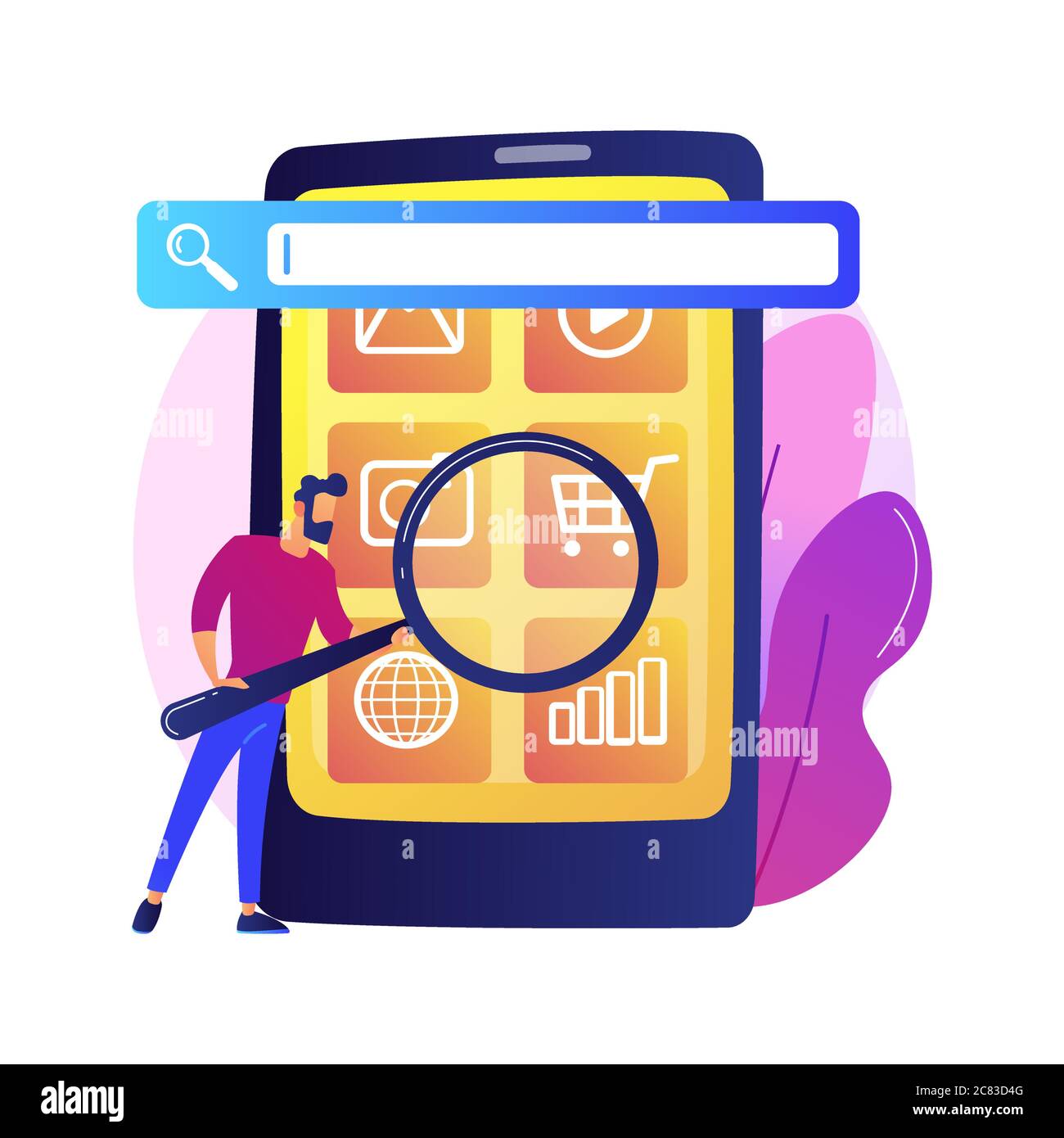 Seo optimization icon cartoon Stock Vector Images - Alamy