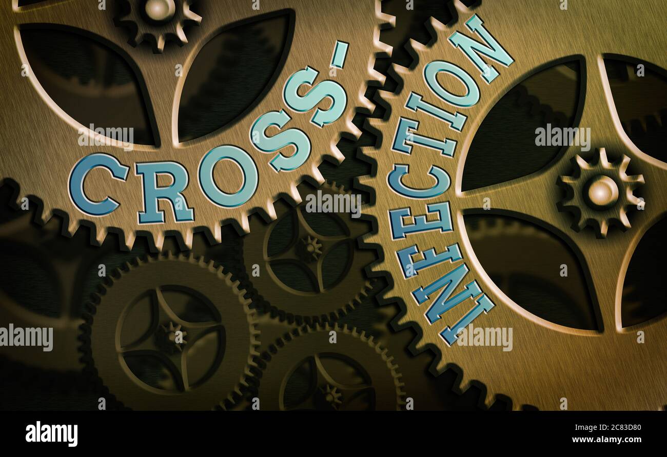 Text sign showing Cross Infection. Business photo text diseasecausing ...