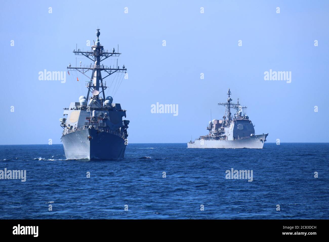 ATLANTIC OCEAN (Jul. 19, 2020) The guided missile destroyer USS Winston ...