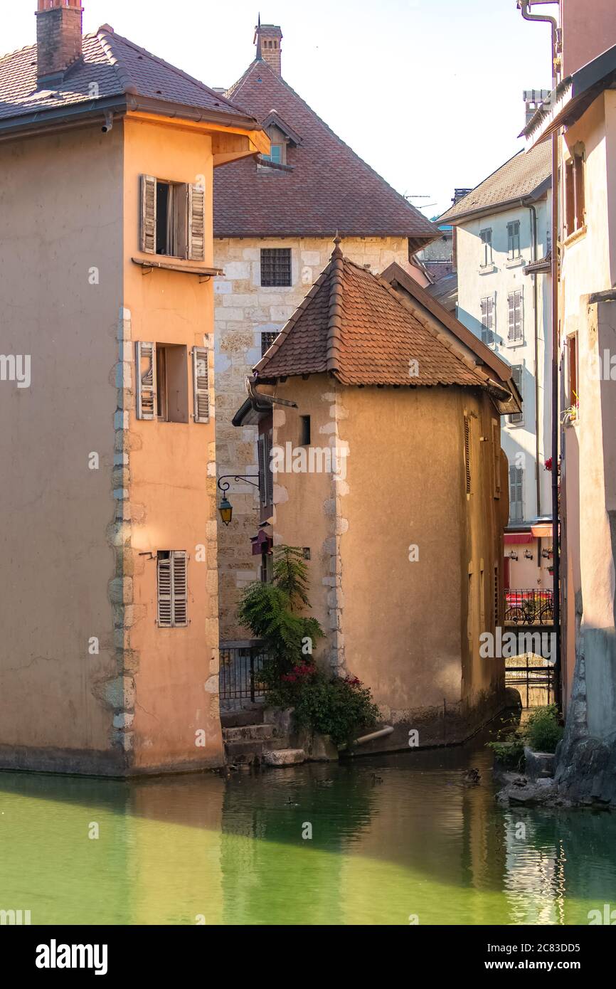 Old houses on the lake annecy france hi-res stock photography and ...