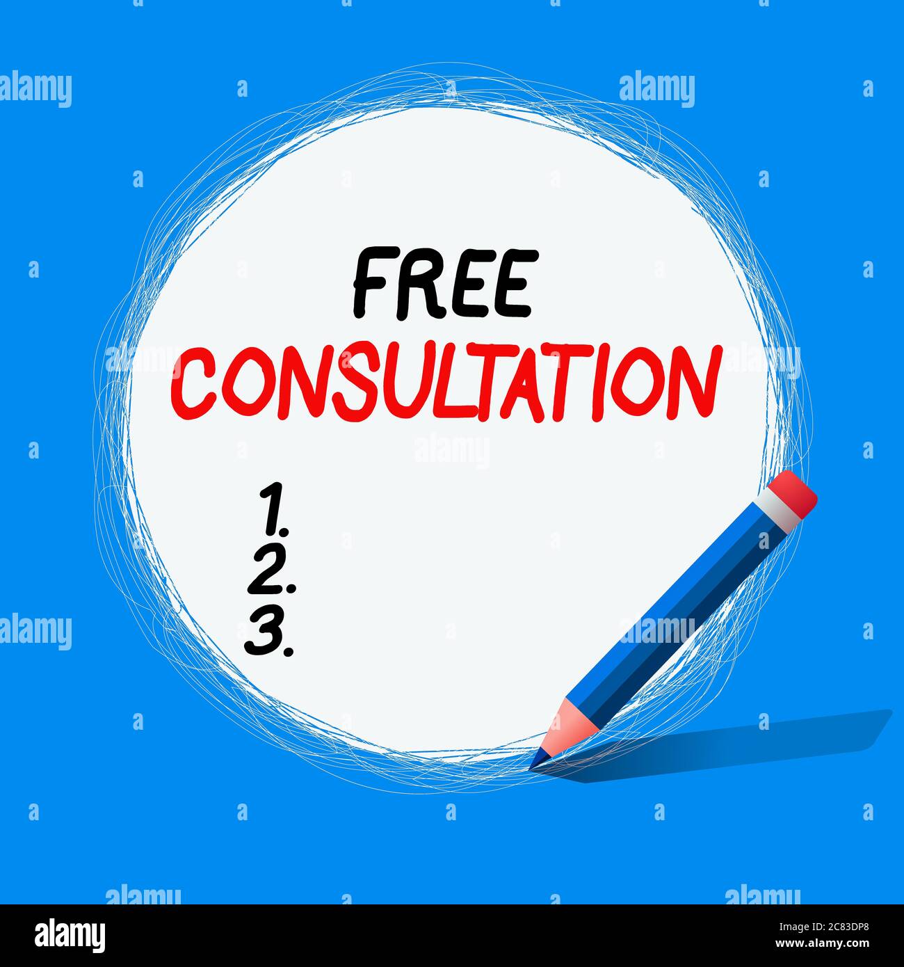 Text sign showing Free Consultation. Business photo showcasing a ...