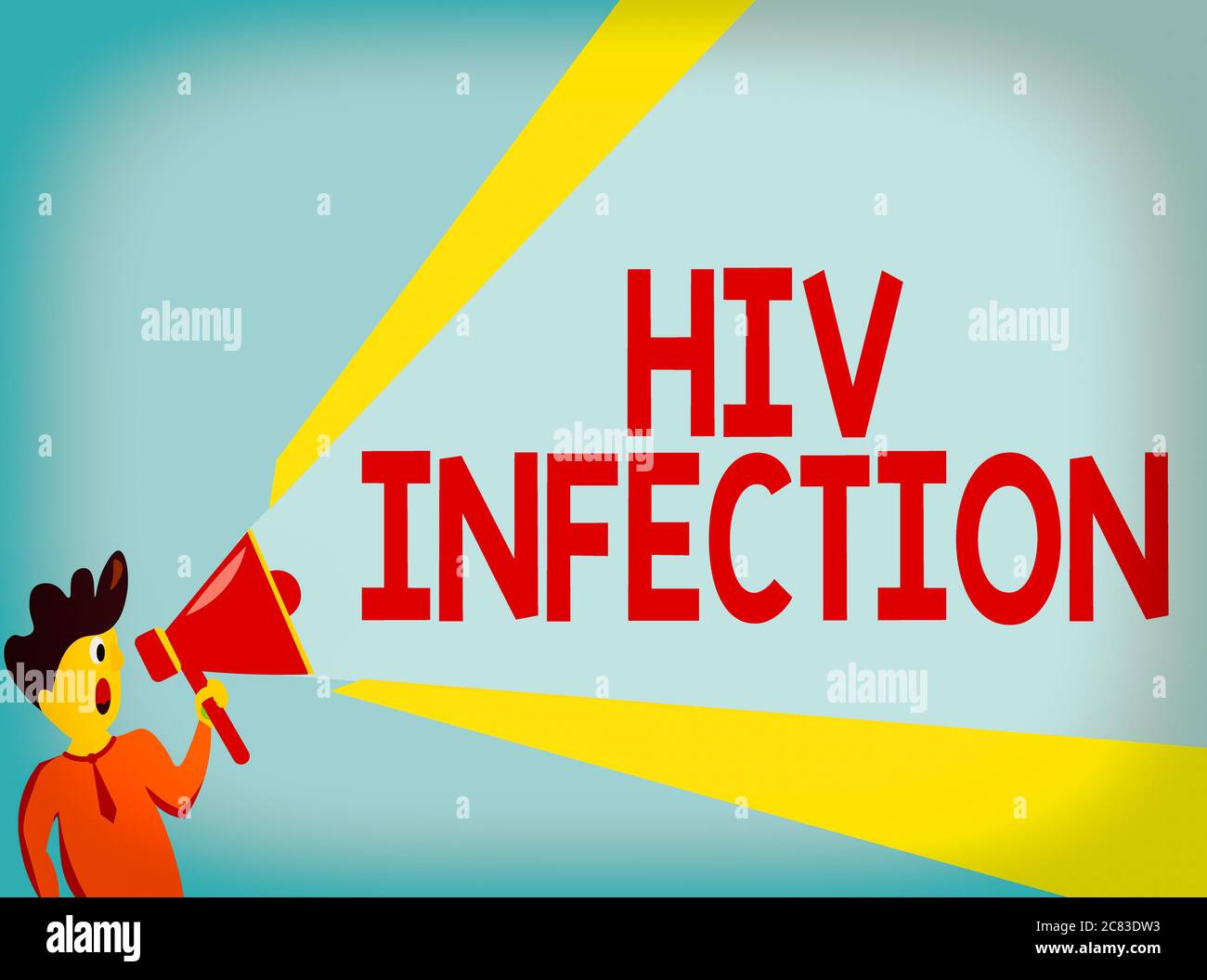 Word writing text Hiv Infection. Business photo showcasing A disease of ...