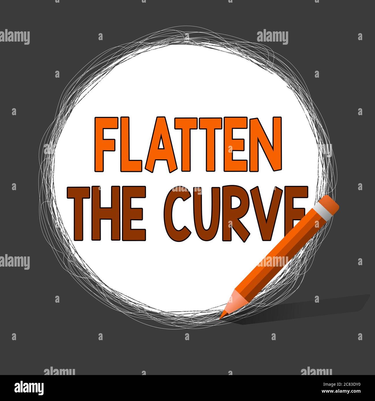 Writing note showing Flatten The Curve. Business concept for raising an ... Writing note showing Flatten The Curve. Business concept for raising an ...