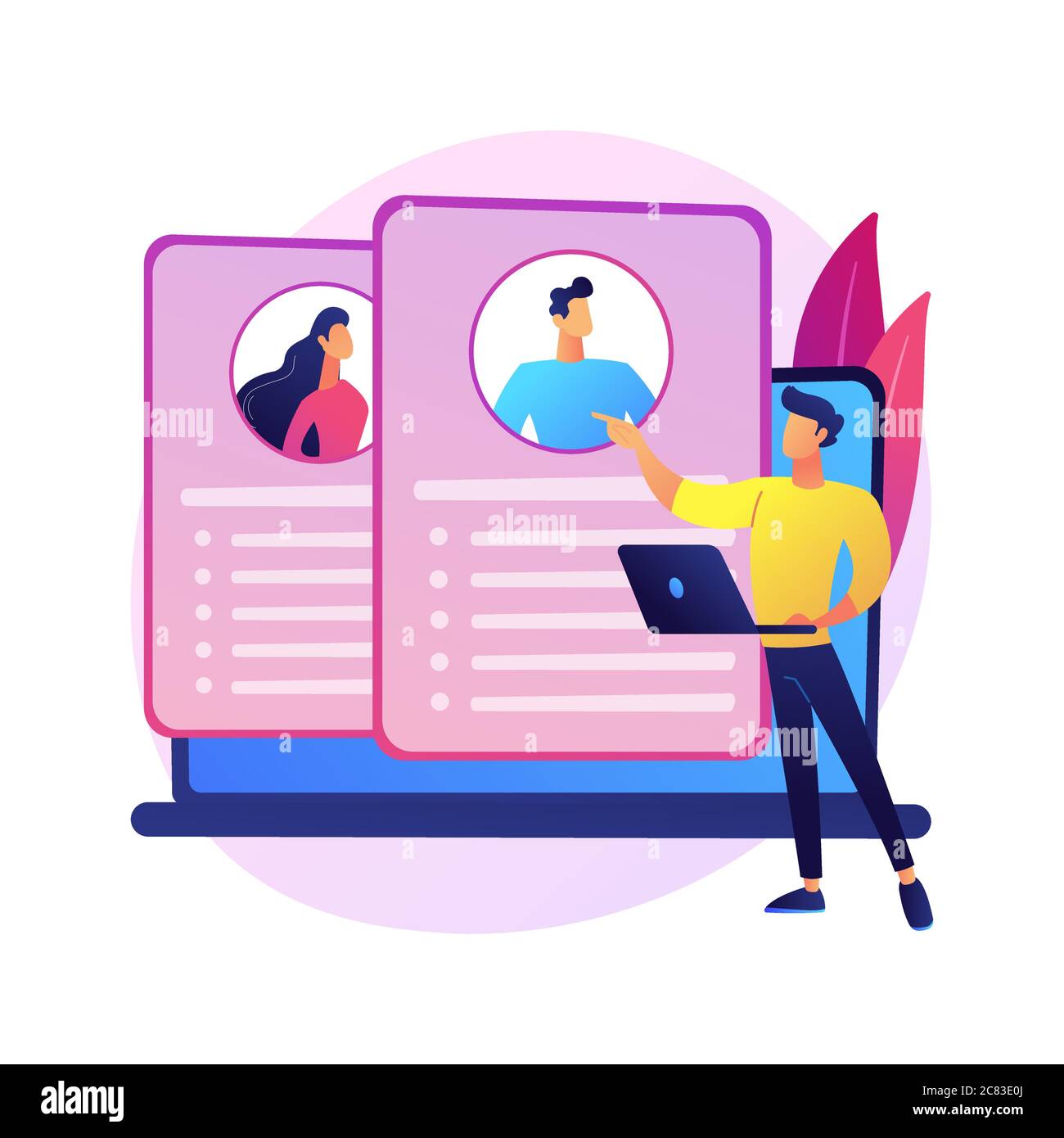 Human resource management Cut Out Stock Images & Pictures - Alamy