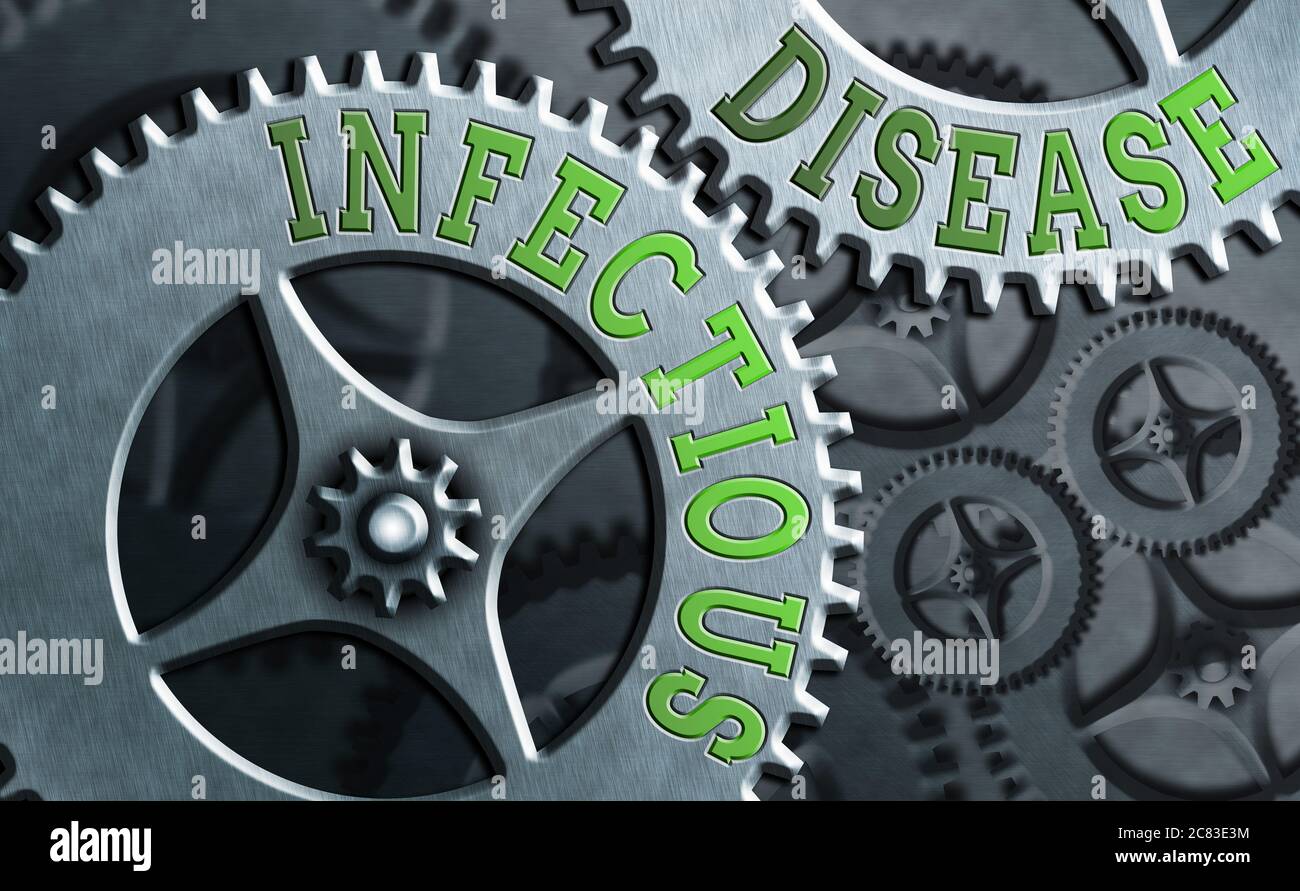 Handwriting text writing Infectious Disease. Conceptual photo caused by ...