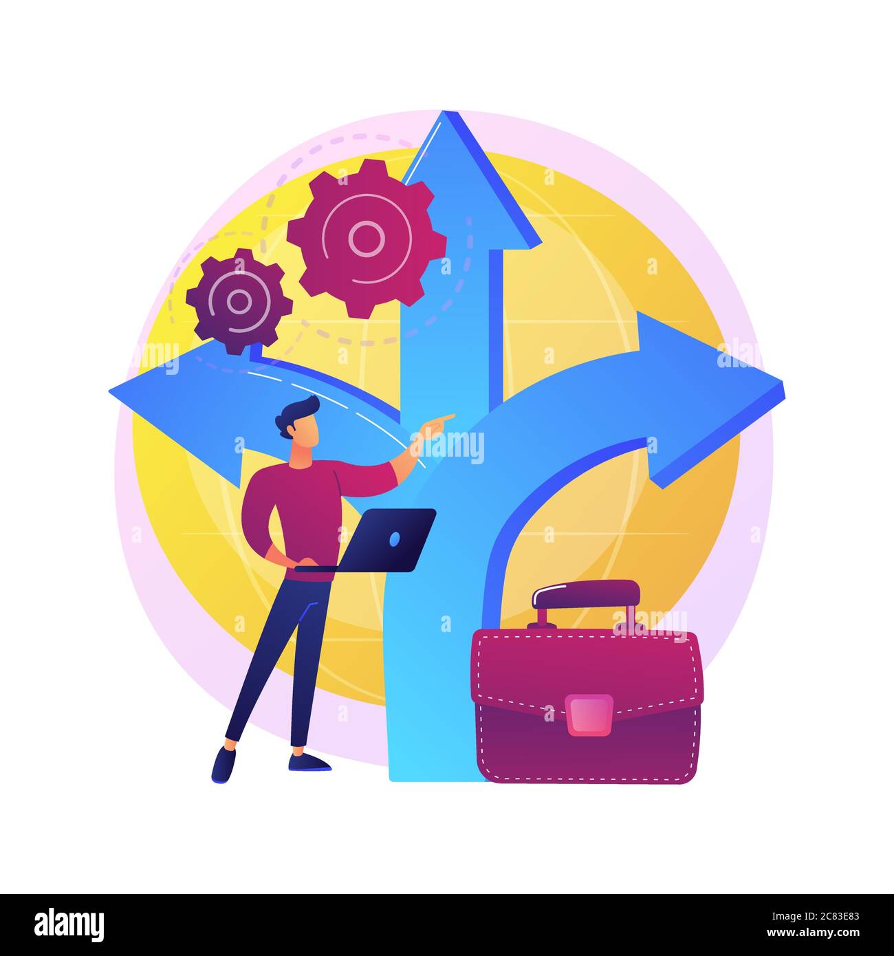 Decision management vector concept metaphor Stock Vector Image & Art ...