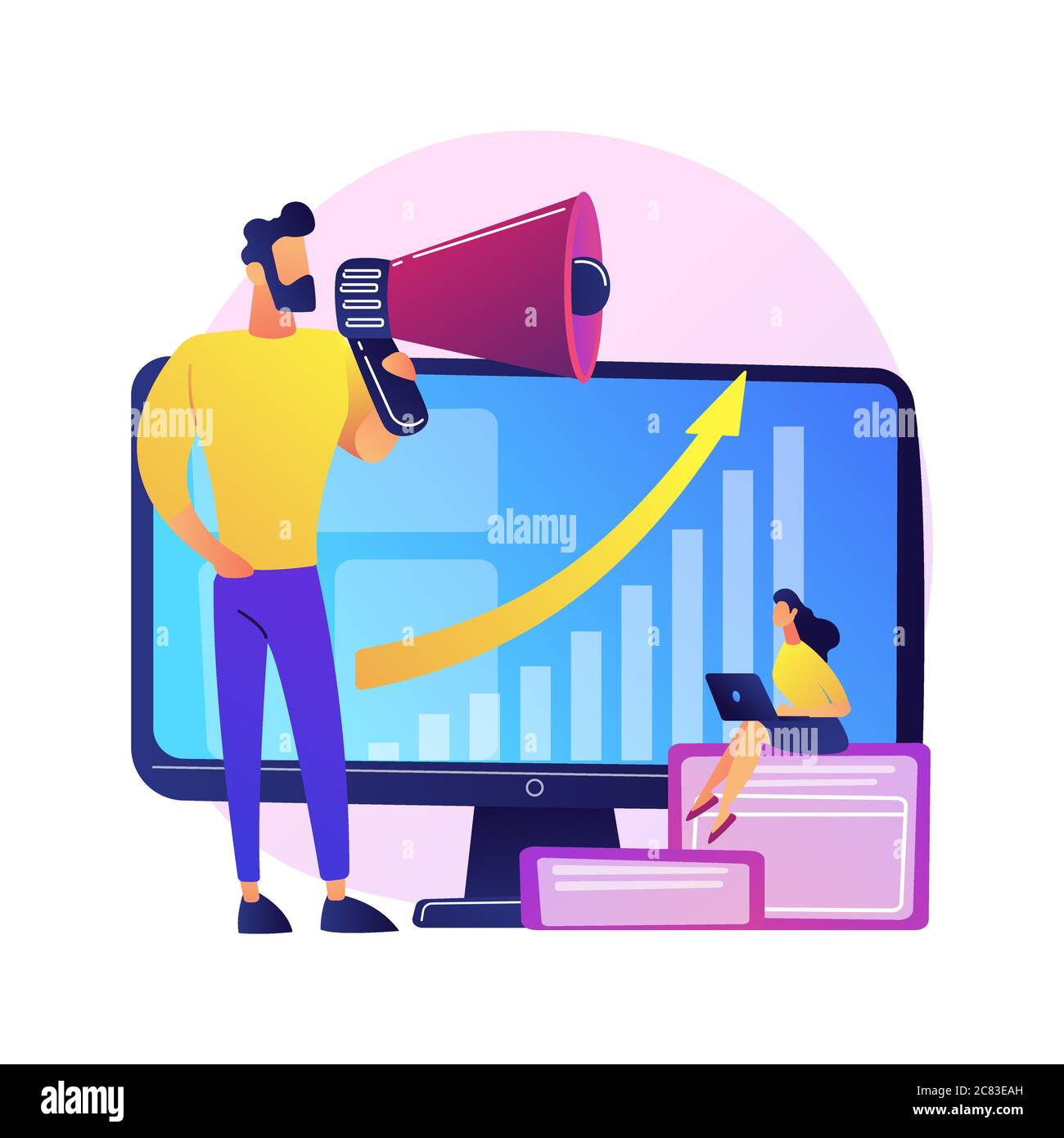 Business development vector concept metaphor Stock Vector Image & Art ...