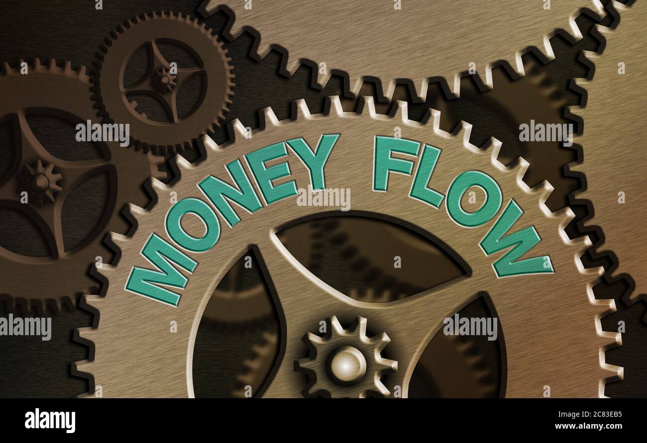 Conceptual hand writing showing Money Flow. Concept meaning it is an ...