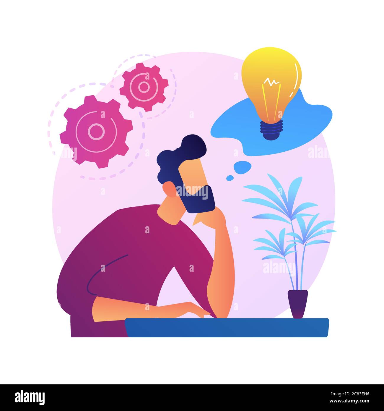 Innovative thinking vector concept metaphor Stock Vector Image & Art ...